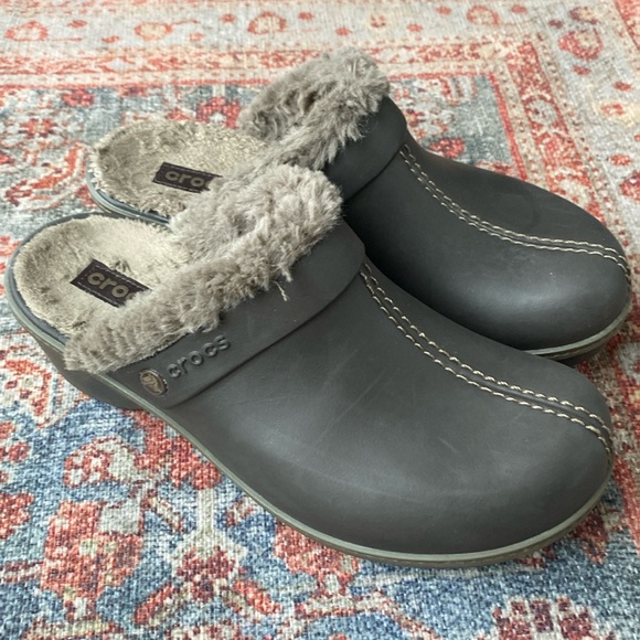CROCS | Shoes | Crocs Faux Fur Lined Clog | Poshmark